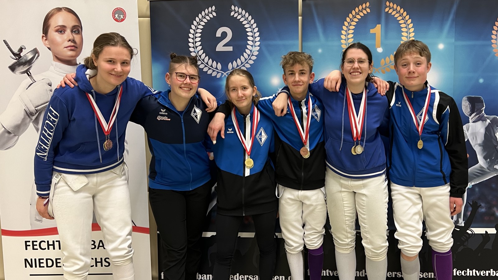 Medaillenregen auf Fecht-Landesmeisterschaften - Blau-Weiss Buchholz e.V.